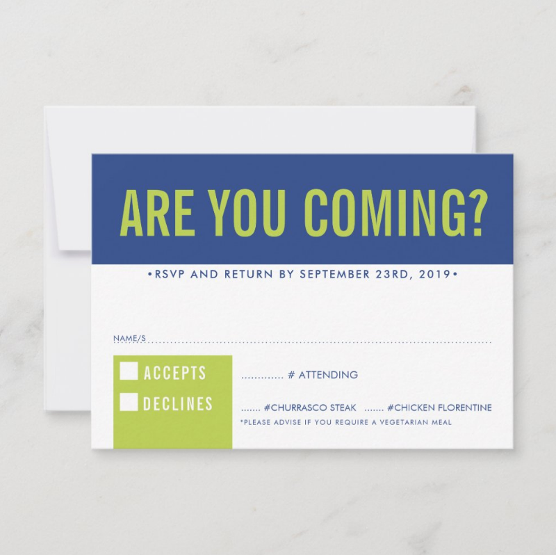 18 Fun RSVP Cards (+ Wording) That Make Responses 100x More Fun