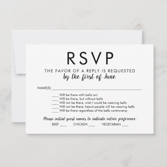 18 Fun RSVP Cards (+ Wording) That Make Responses 100x More Fun