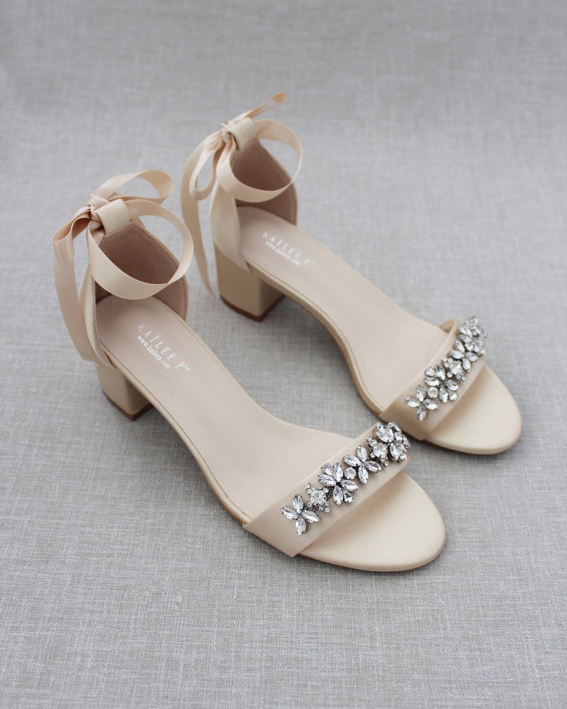The 50 Best Bridal Block Heels for Weddings (+ Comfortable!)