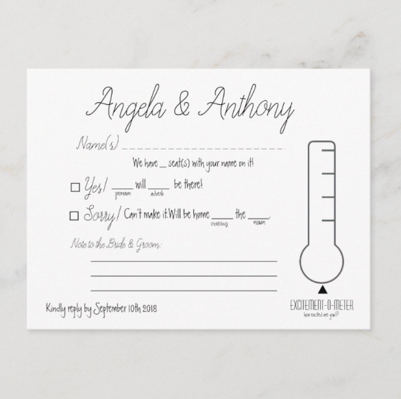 18 Fun RSVP Cards (+ Wording) That Make Responses 100x More Fun