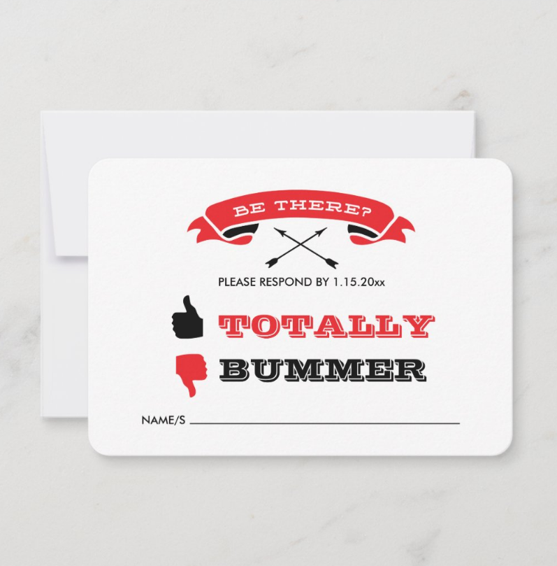 18 Fun RSVP Cards (+ Wording) That Make Responses 100x More Fun