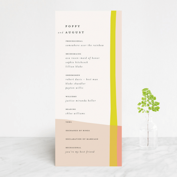 Fun Colorblock Wedding Ideas You'll Want To Steal | Emmaline Bride