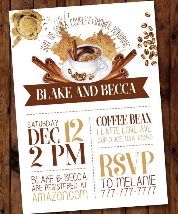 How to Plan a Coffee Themed Bridal Shower for Caffeine Lovers
