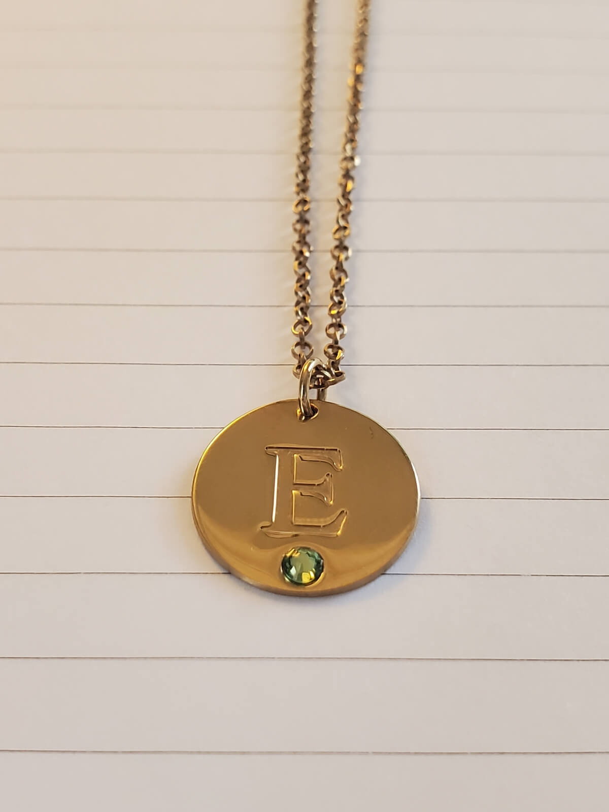 Disc Necklace with Birthstones: Is It As Beautiful In Person vs. Online?