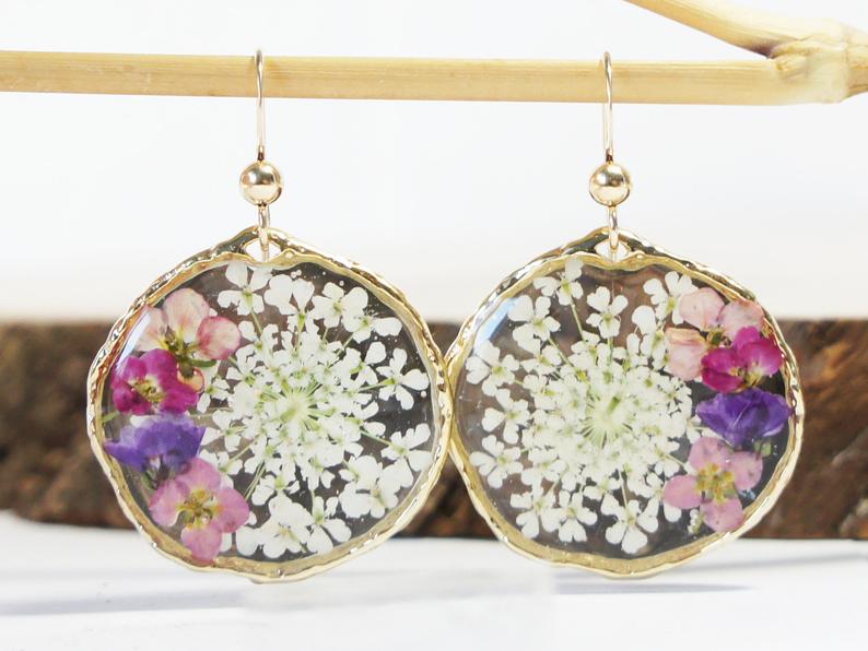 Real Flower Necklace for Wedding | Emmaline Bride
