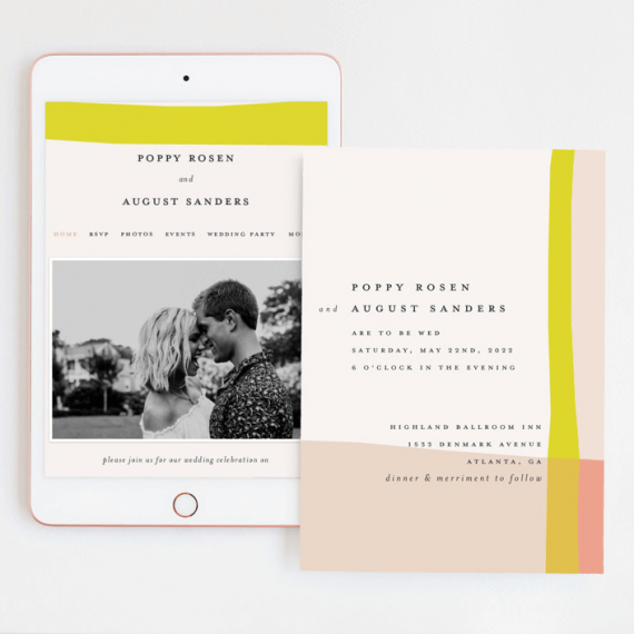 Fun Colorblock Wedding Ideas You'll Want To Steal | Emmaline Bride