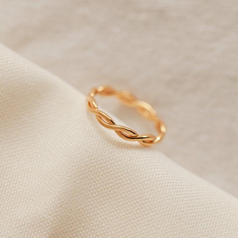 The 10 Best Gold Braided Rings Etsy Made (+ Beyond) | Emmaline Bride