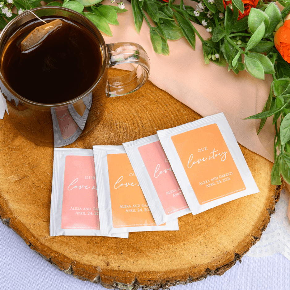 Where to Get Tea Wedding Favors: Tea Bag, Tube, Loose Tea + More