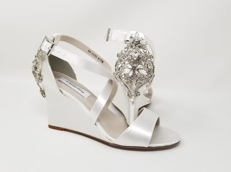 34 Best Wedding Wedges for Brides That Are Insanely Comfortable