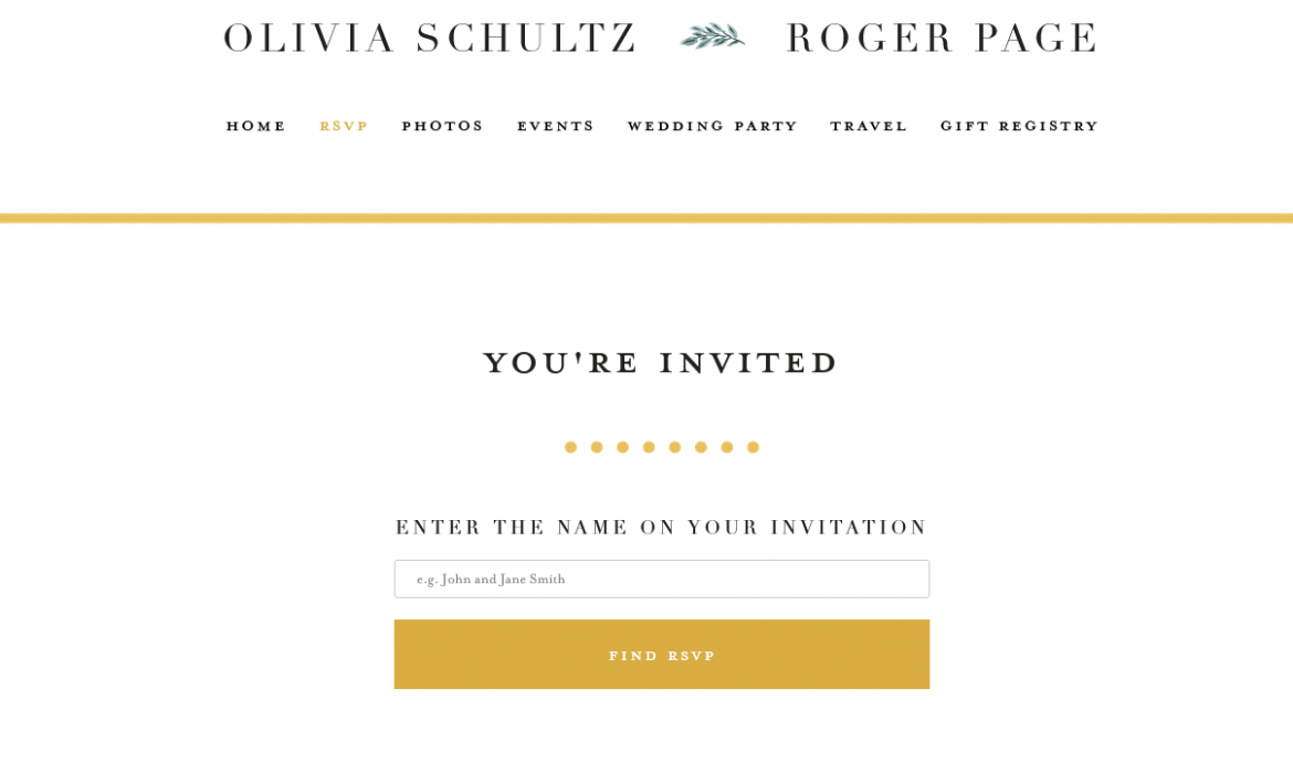 Wedding Website That Allows RSVP: A Must-Have (+ Where to Get It)