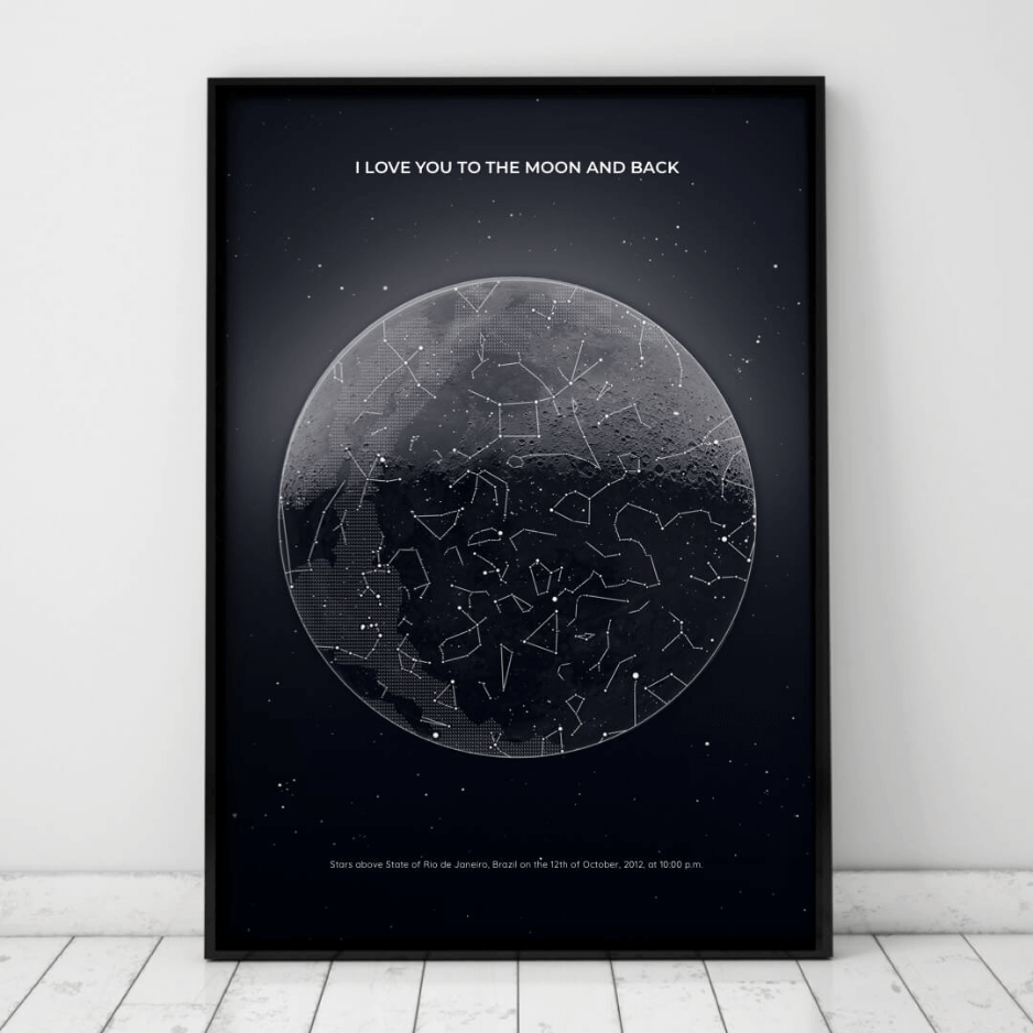 Star Map Gifts: Your Moment Captured Under the Stars | Emmaline Bride