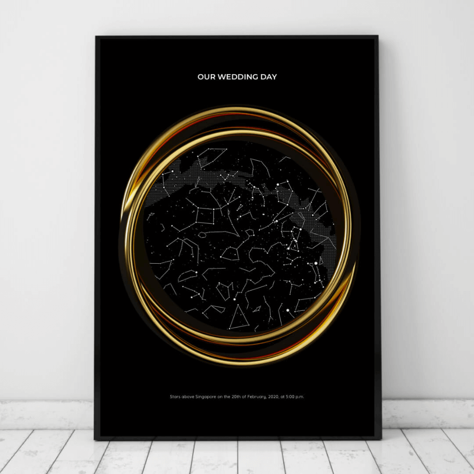 Star Map Gifts: Your Moment Captured Under the Stars | Emmaline Bride