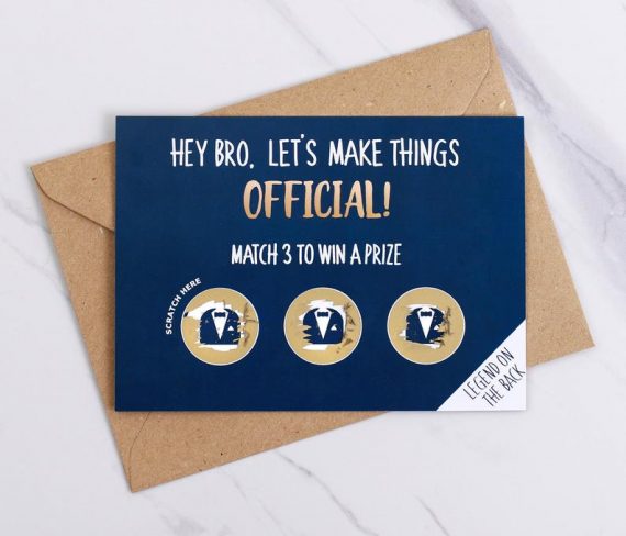 The 10 Groomsmen Proposal Cards That Aren't Super Boring