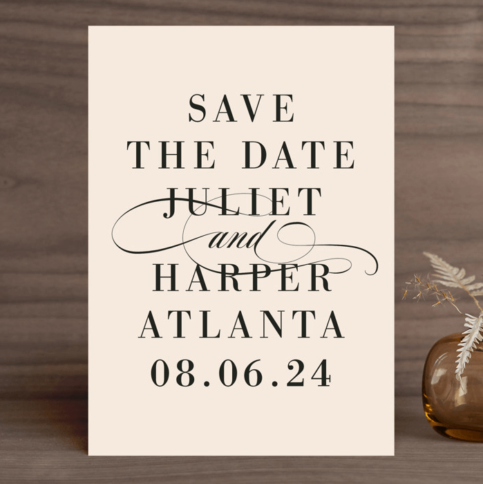 16 Most Classic Save the Date Cards for Weddings
