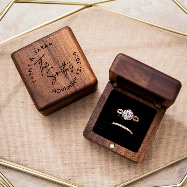 Now THESE Are The Most Modern Ring Boxes for Weddings