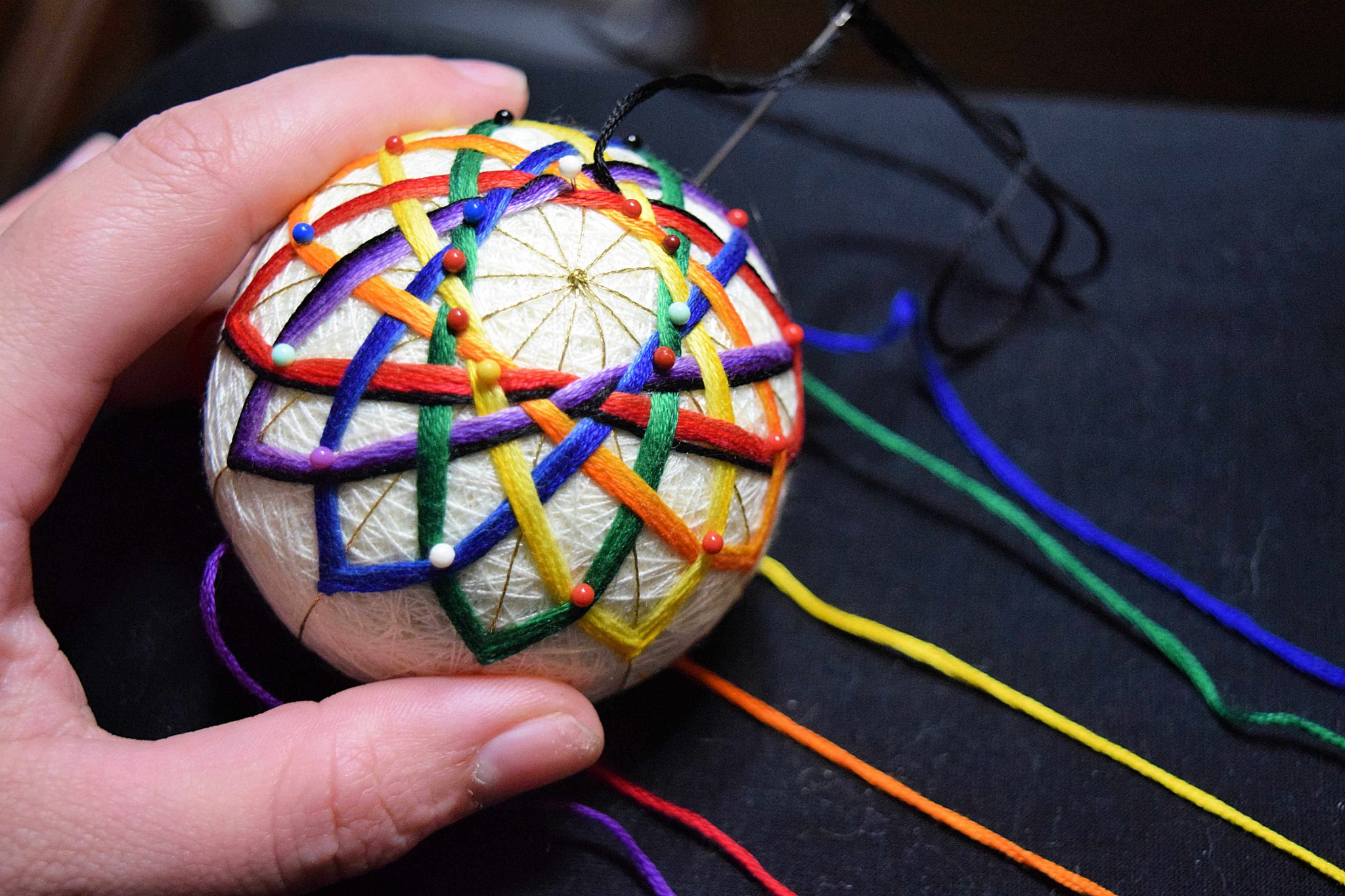 Why Temari Balls Make Incredible Christmas Ornaments | Emmaline Bride