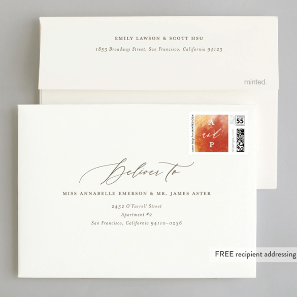 Should Wedding Invitations Be Hand Addressed? | Emmaline Bride