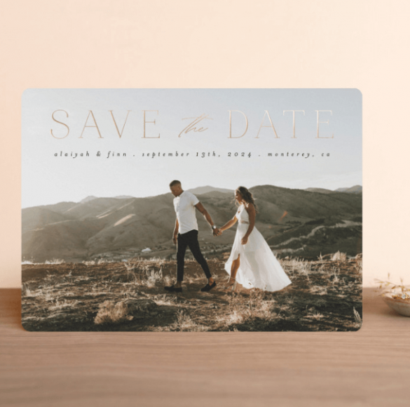 What Size Save The Date Should I Order? | Emmaline Bride