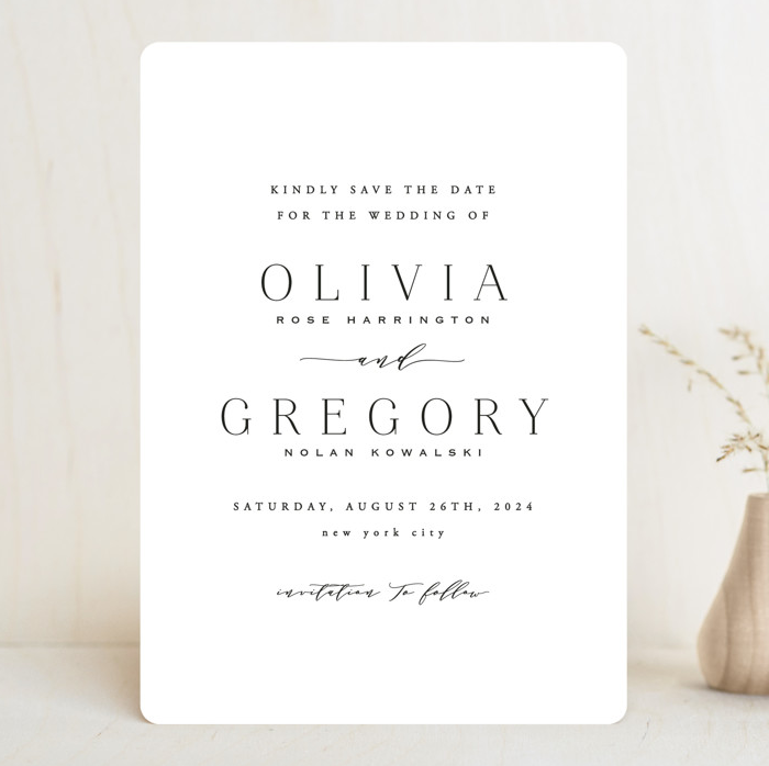 16 MOST Simple Save the Dates for Stress-Free Weddings