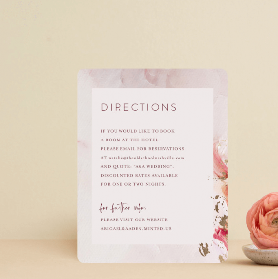 Should You Include Directions in Wedding Invitations? | Emmaline Bride