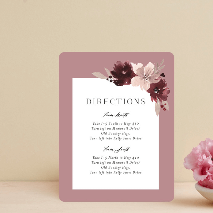 Should You Include Directions in Wedding Invitations? | Emmaline Bride