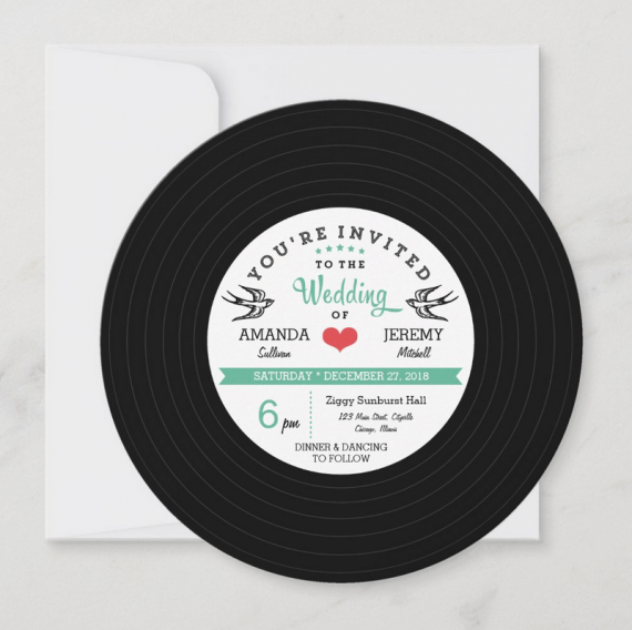 30 Best Vinyl Record Themed Wedding Ideas | Emmaline Bride