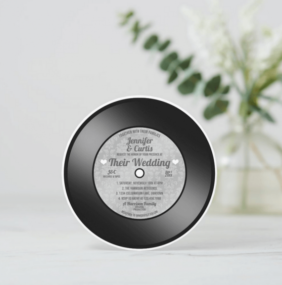 30 Best Vinyl Record Themed Wedding Ideas | Emmaline Bride