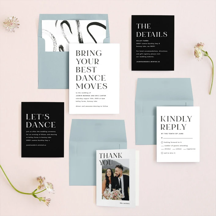 How to Put Your Wedding Website on Invitations | Emmaline Bride