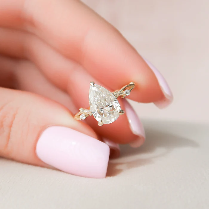 Here's EXACTLY What a Pear Shaped Engagement Ring Means