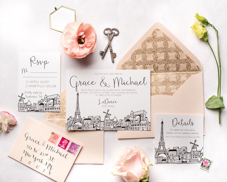 How to Plan a Paris-Themed Wedding: 34 Creative + Unique Ideas