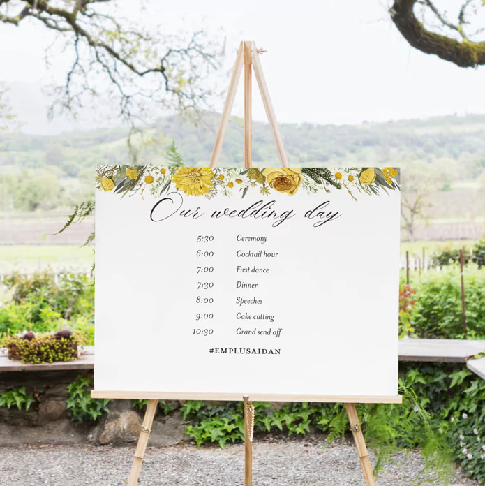 How to Make a Wedding Timeline with First Look