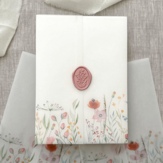 Vellum Invitation: What It Is + How To Use It On Wedding Invites