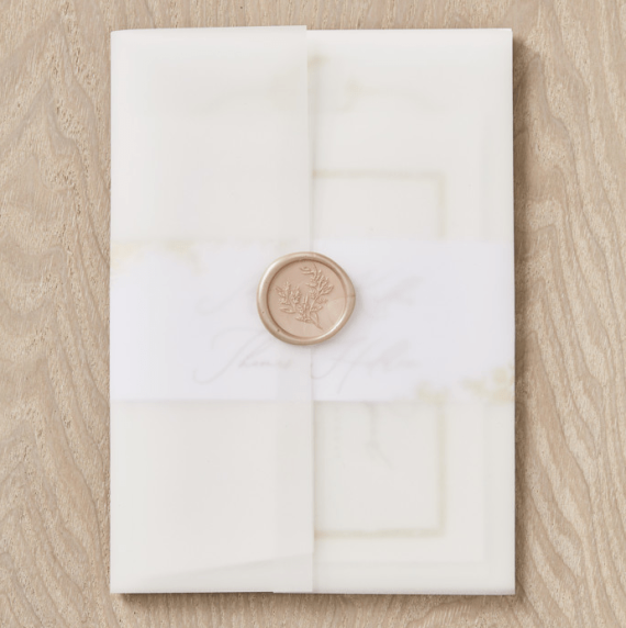 Vellum Invitation: What It Is + How To Use It On Wedding Invites