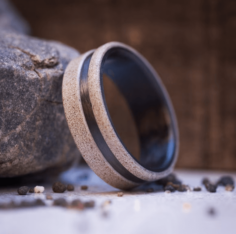 This Concrete Wedding Band Is a Unique Metal Alternative