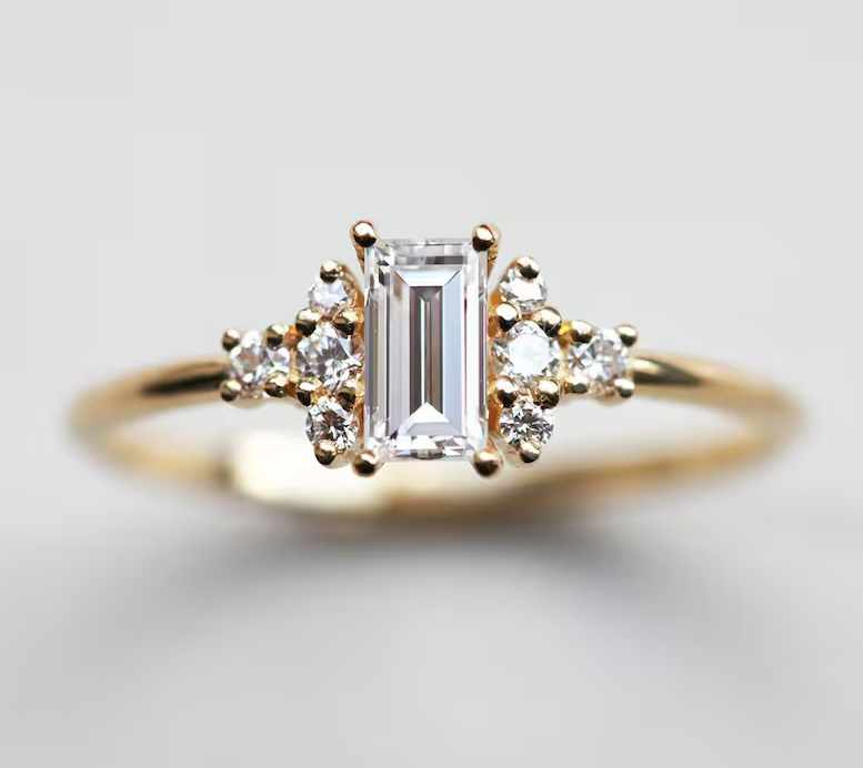 14 Emerald Cut Engagement Rings That Will Make Your Jaw Drop