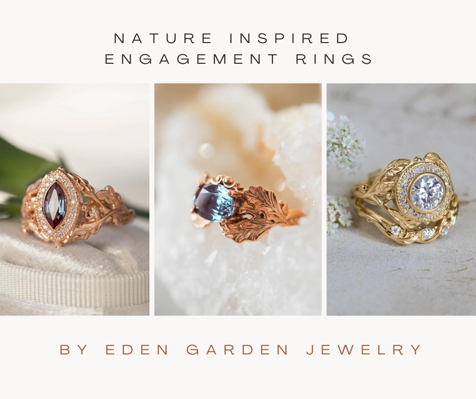 26 Nature Themed Engagement and Wedding Rings To Cherish