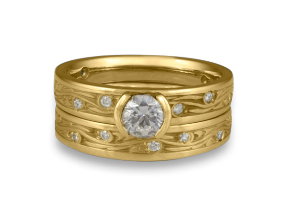 7 Sparkling Constellation and Starry Night Wedding Rings