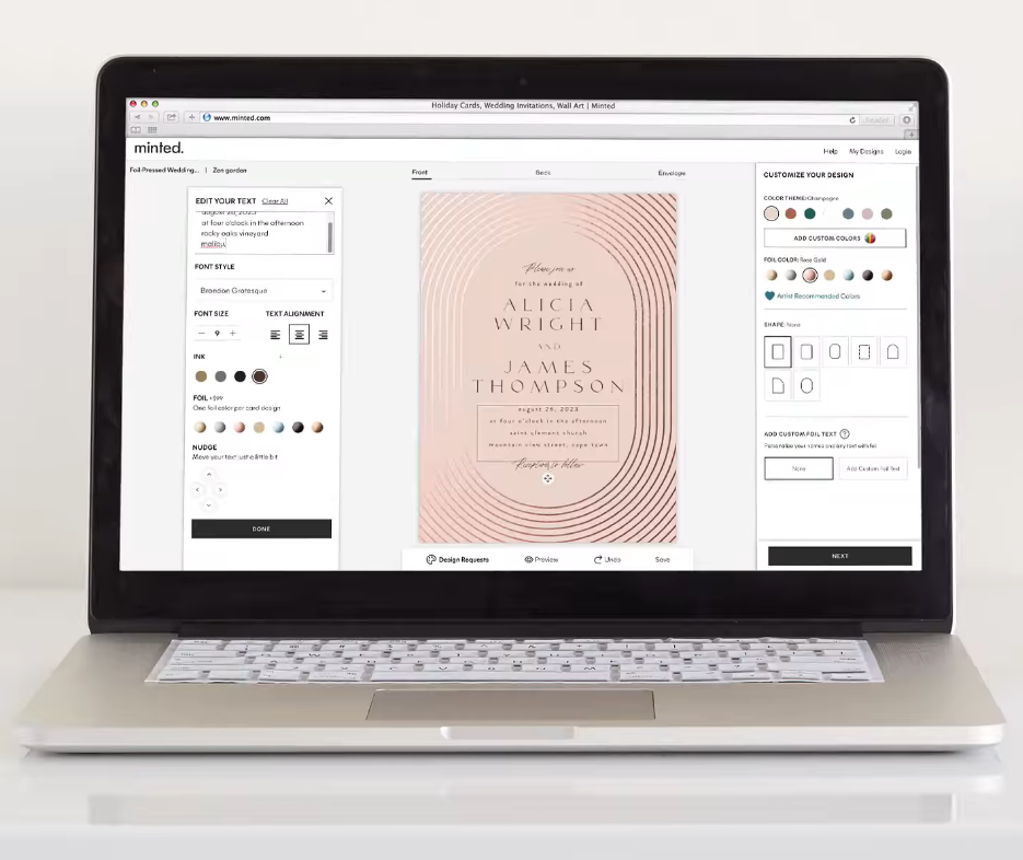 How To Customize Your Wedding Invitations for a Bespoke Look