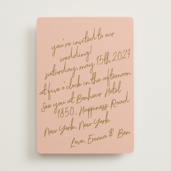 The Modern Guide to Informal Wedding Invitation Wording