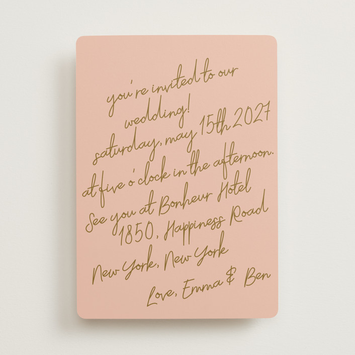 The Modern Guide to Informal Wedding Invitation Wording