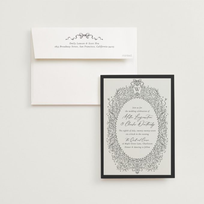 7 Bow Wedding Invitations That Make a Fantastic First Impression