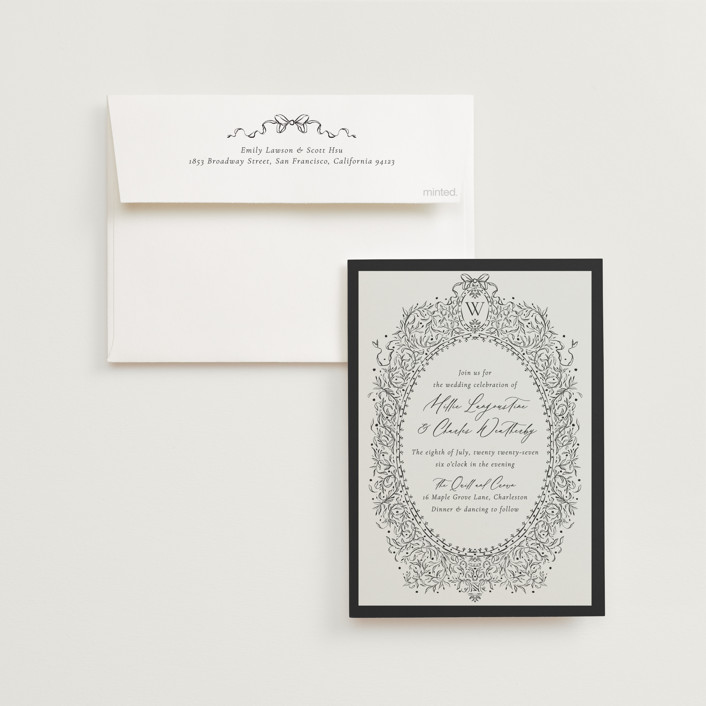 7 Bow Wedding Invitations That Make a Fantastic First Impression