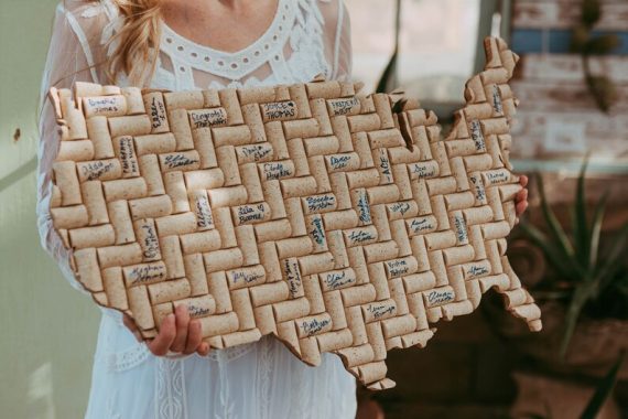 Here's The Most Popular Cork Guest Book For Weddings