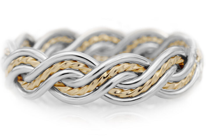 Where to Find Two-Tone and Tri-Tone Wedding Bands