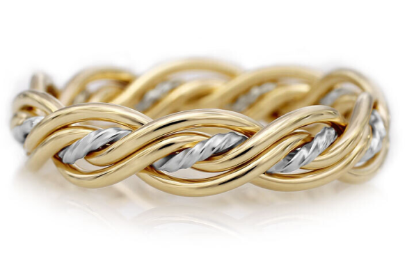 Where to Find Two-Tone and Tri-Tone Wedding Bands