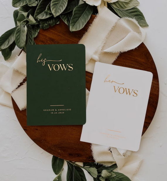 12 Unique Wedding Vow Books to Keep for Eternity