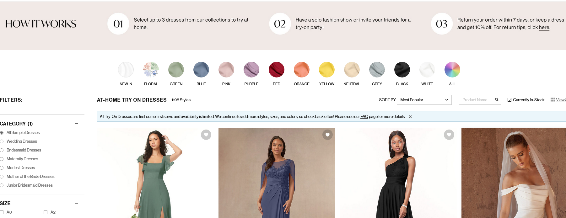 Here's Where to Try On Bridesmaid Dresses At Home: So Easy!