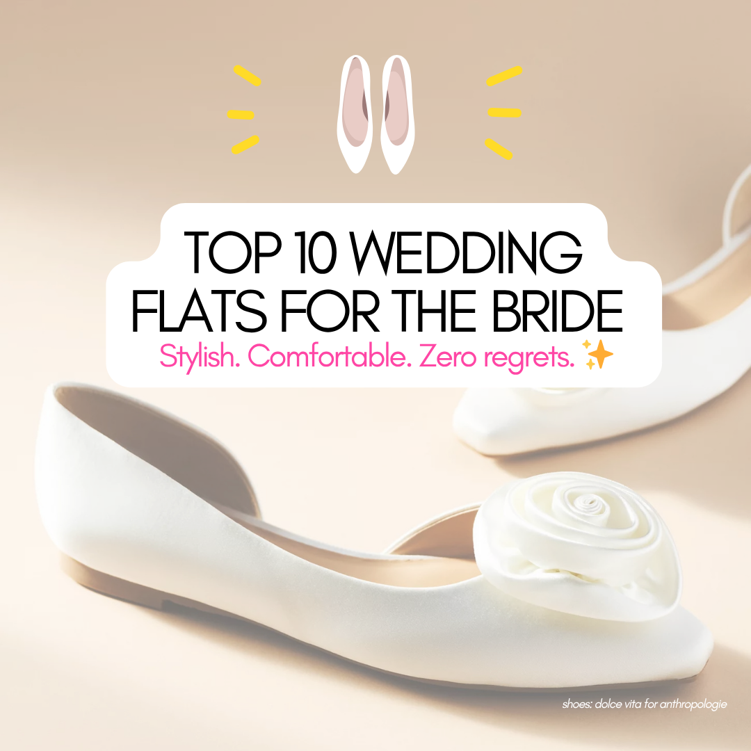 10 Wedding Flats That Are Actually Cute (and Comfy Enough to Wear All Day)