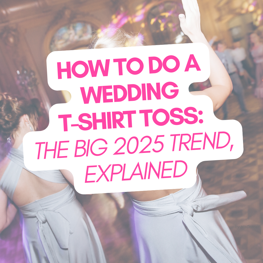Wedding T-Shirt Toss: Reception Trend Everyone’s Talking About