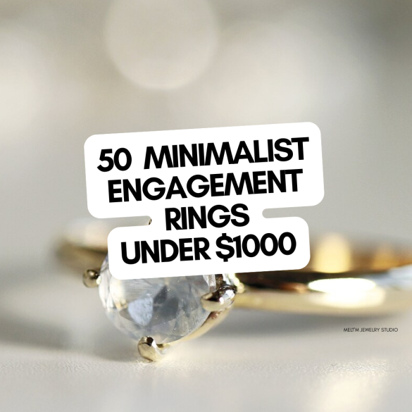 50 Best Minimalist Engagement Rings Under $1000 That Look Expensive